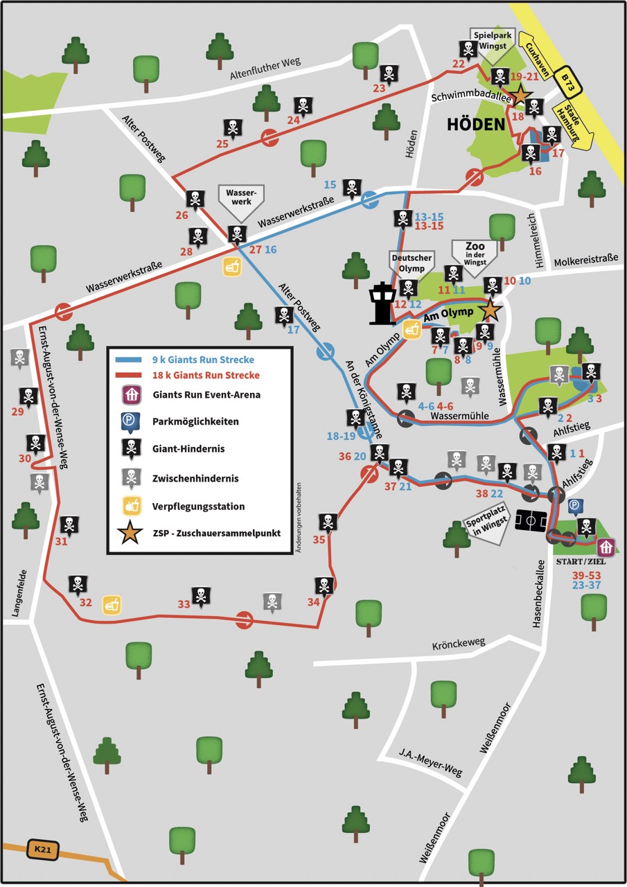 Strecken 2023 | GIANTS RUN